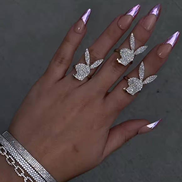 PLAYBOY | Jewelry | Swarovski Crystal Playboy Bunny Logo Adjustable ...